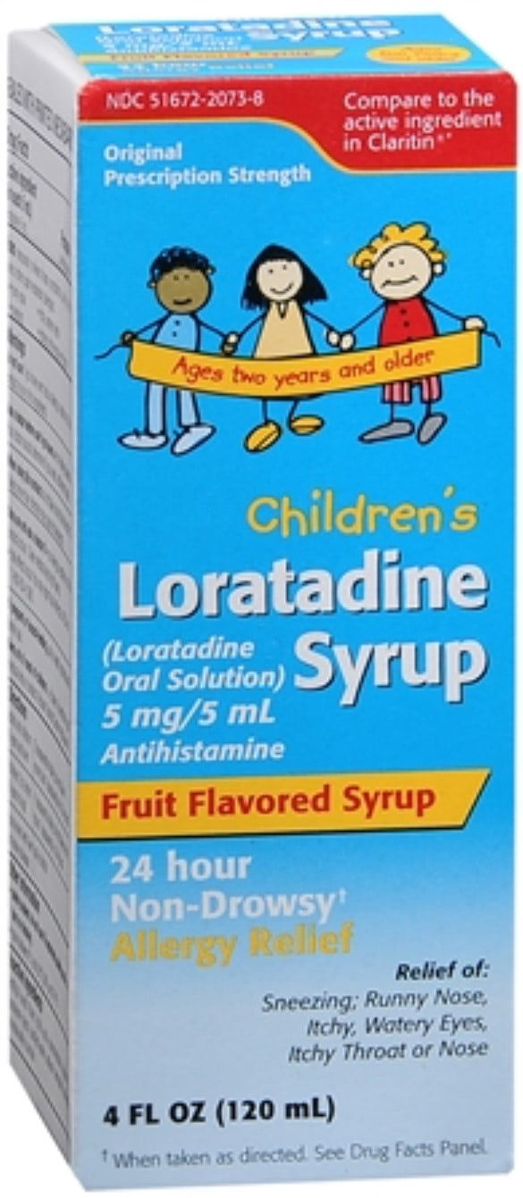 Taro Loratadine Syrup Children's 4 oz (Pack of 4) - Walmart.com