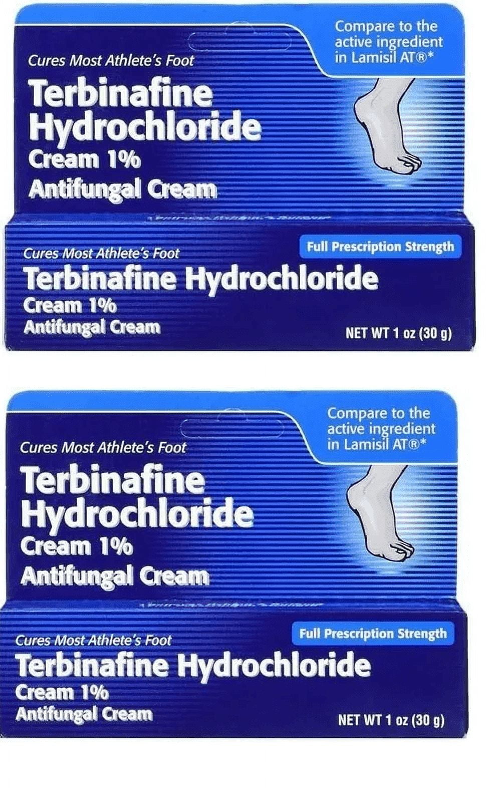 Taro Terbinafine Hydrochloride 1% Antifungal Cream -1 Oz ( 2 Pack ...