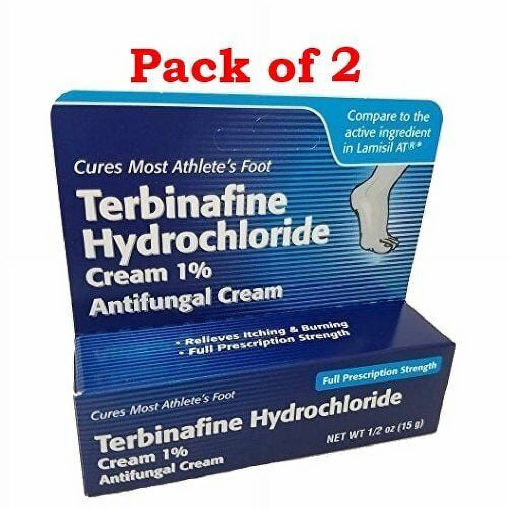 Taro Terbinafine Hydrochloride Cream, 1%, 0.5oz(2 Pack) - Walmart.com