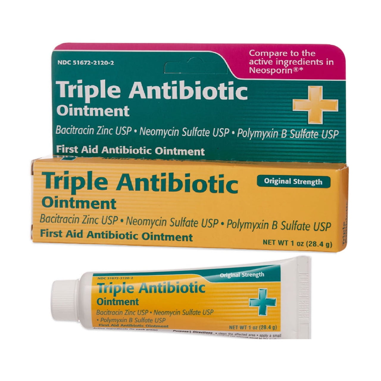 Taro Triple Antibiotic Topical Ointment, 1 Oz, 2 Pack - Walmart.com