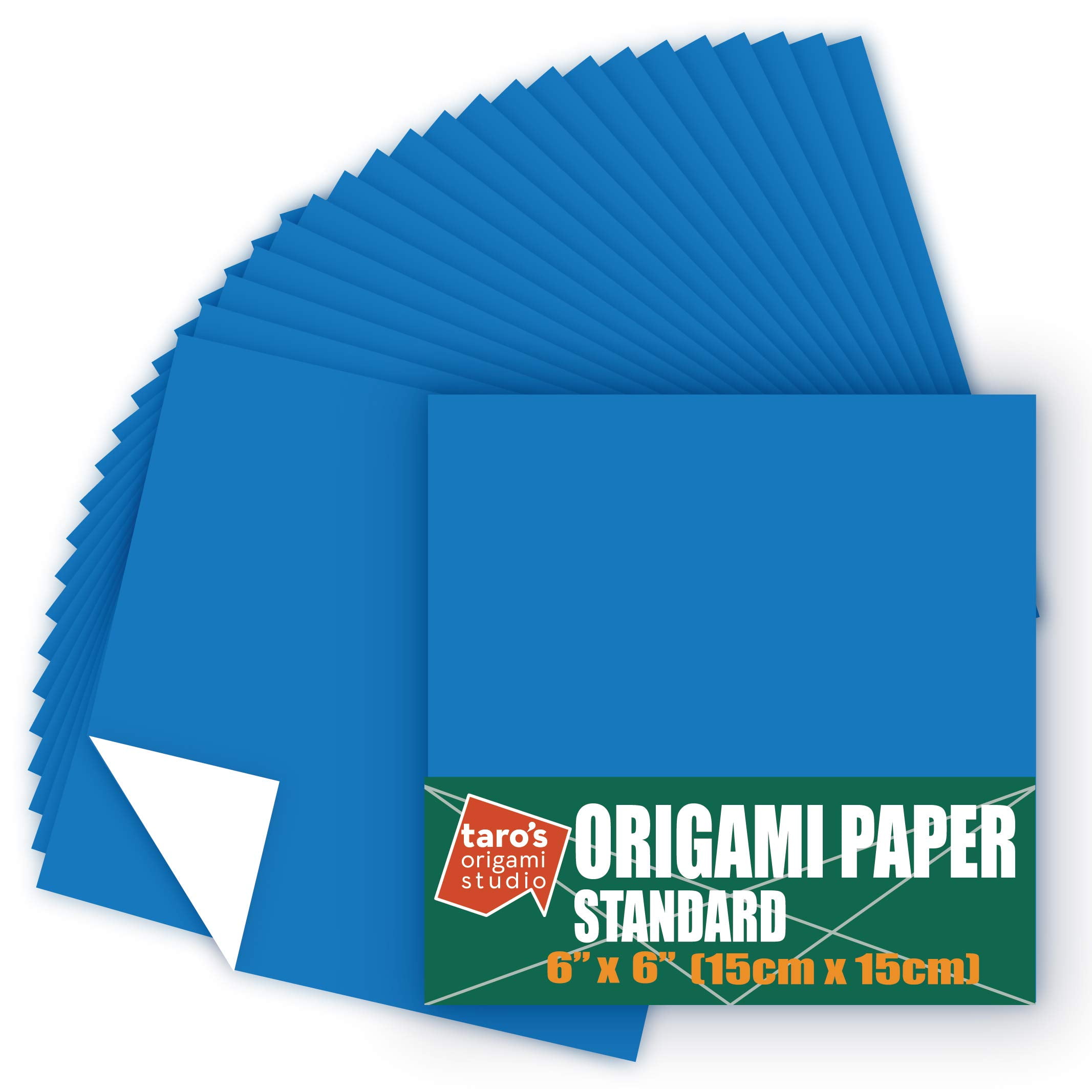 [Taro's Origami Studio] Standard OIF8 6 Inch One Sided Single Colors ...