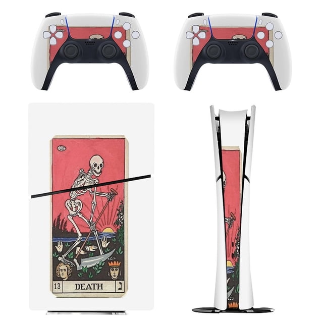 Tarot Card Death PS5/PS5 Pro/PS5 Slim Digital Disc Skin Sticker For ...