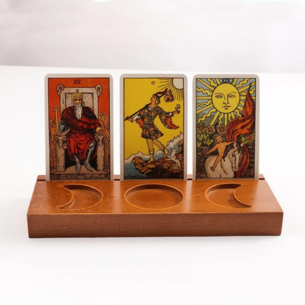 Tarot Card Holder, Playing Deck Display Stand For Tarot With Triple ...