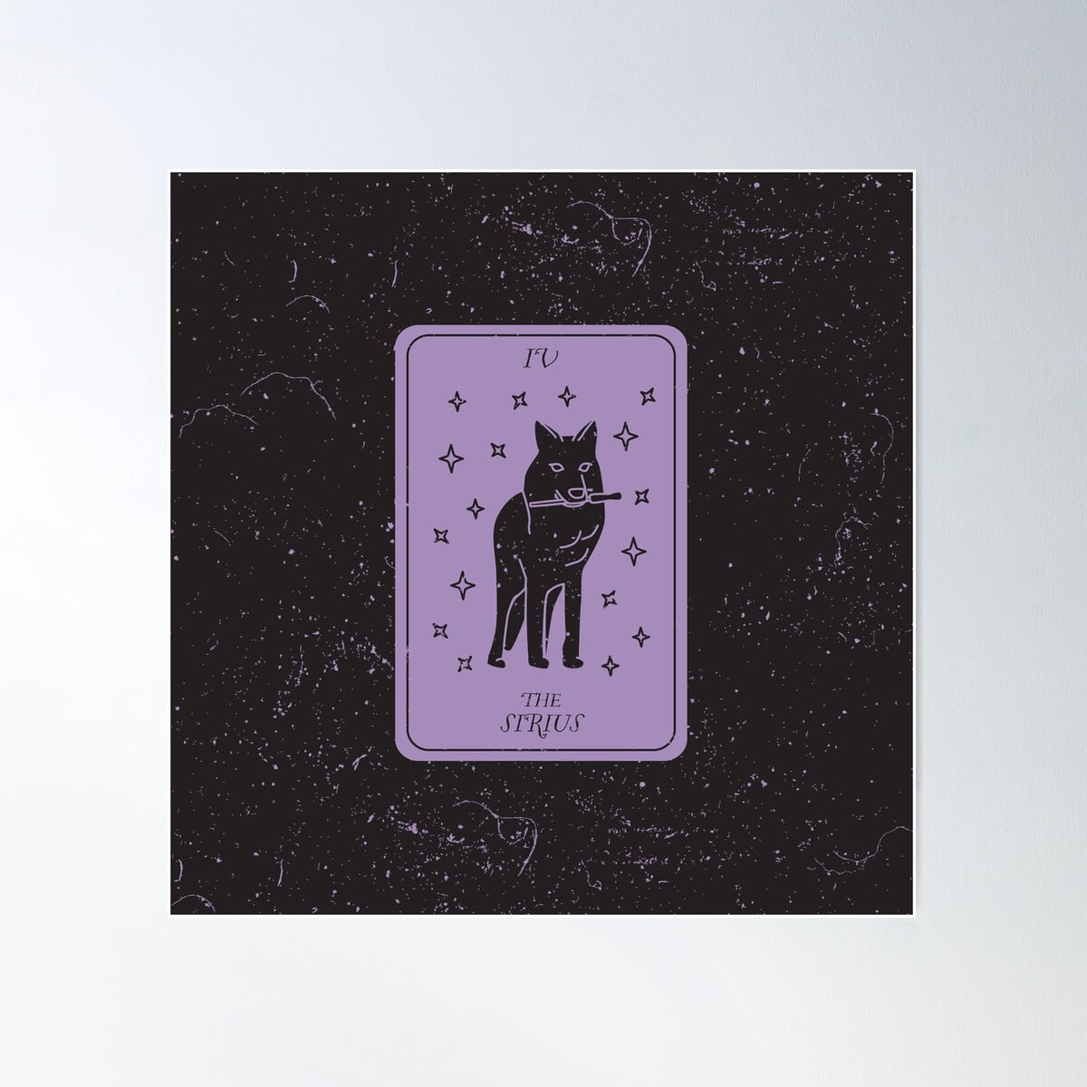 Tarot Card - Iv - The Emperor Poster Wall Art, Modern Wall Decor For ...