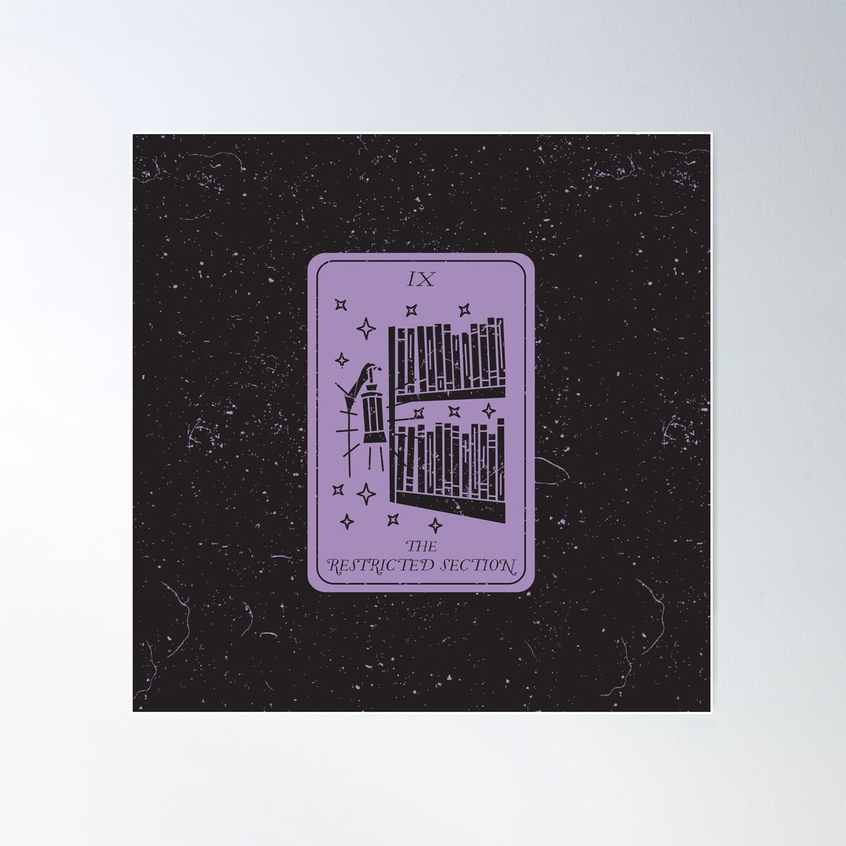 Tarot Card - Ix - The Hermit Poster Wall Art, Modern Wall Decor For ...