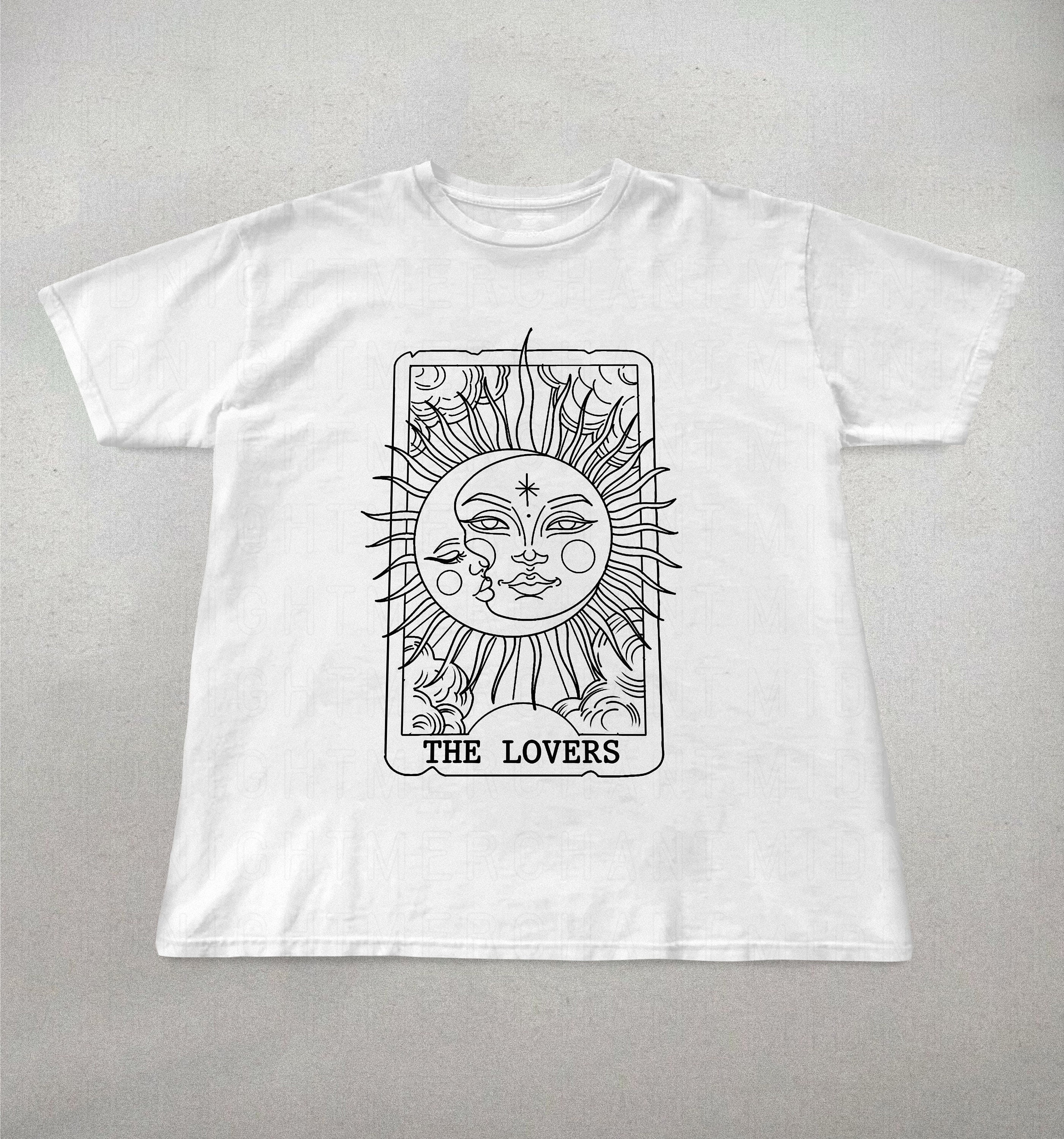 Tarot Card Lovers T-Shirt, Spiritual Shirts, Spiritual Gifts, Hippie ...
