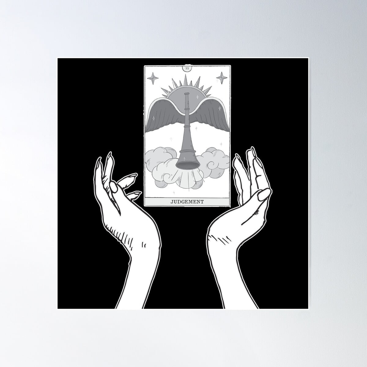 Tarot Card - Major Arcana - Judgement - Hands Poster Wall Art, Modern ...