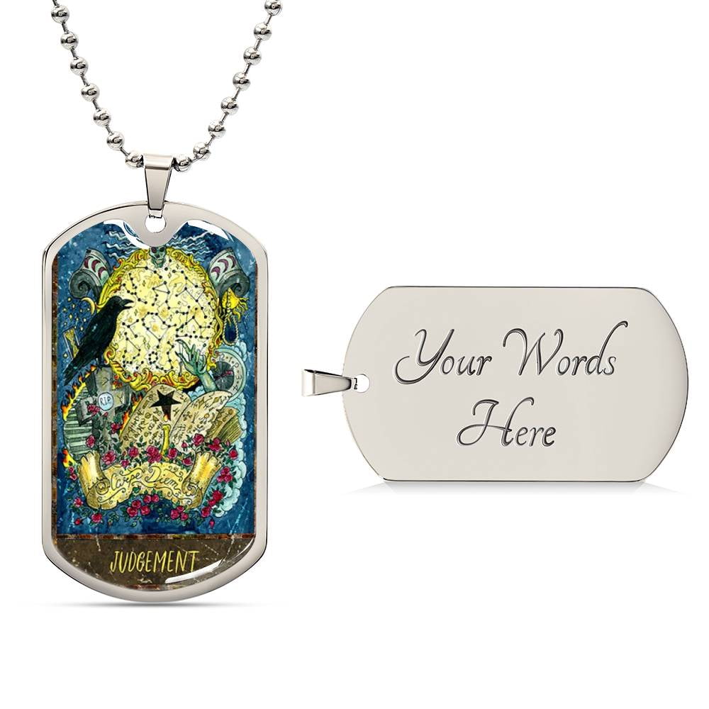 Tarot Card Necklace. Silver or Gold. For Wiccans, Astrology, Zodiac ...