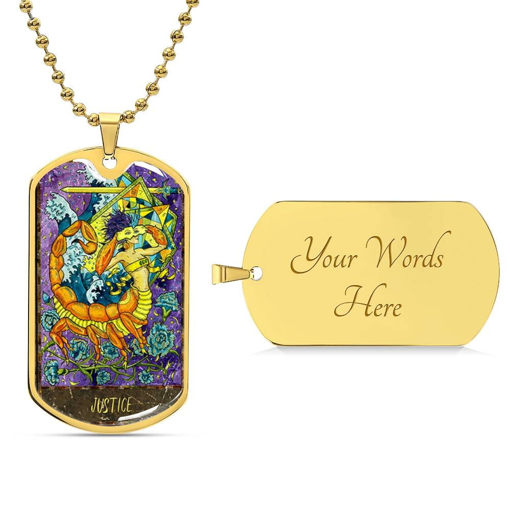 Tarot Card Necklace. Silver or Gold. For Wiccans, Astrology, Zodiac ...