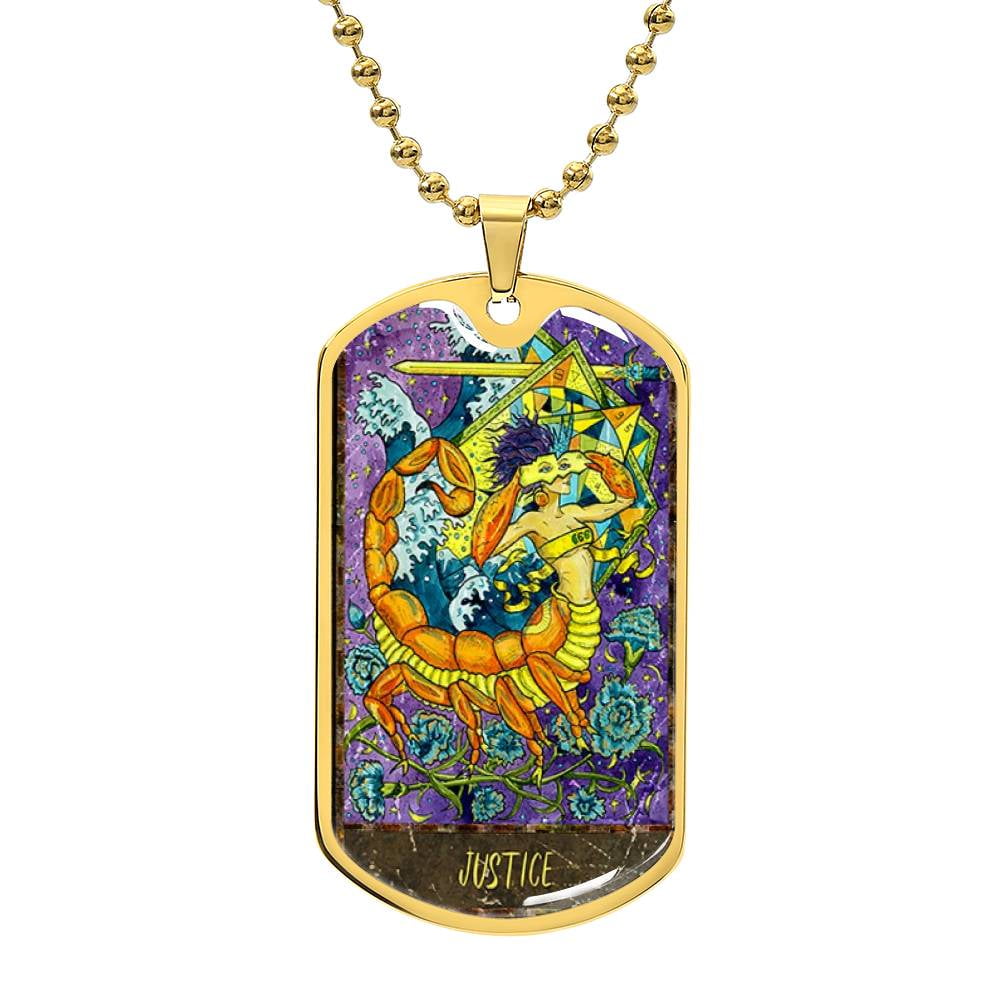 Tarot Card Necklace. Silver or Gold. For Wiccans, Astrology, Zodiac ...