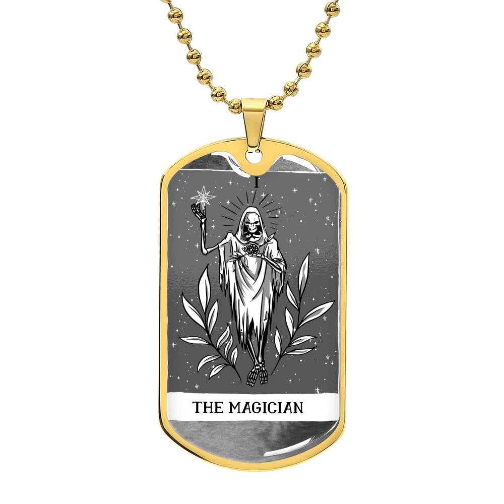 Tarot Card Necklace. Silver or Gold. For Wiccans, Astrology, Zodiac ...