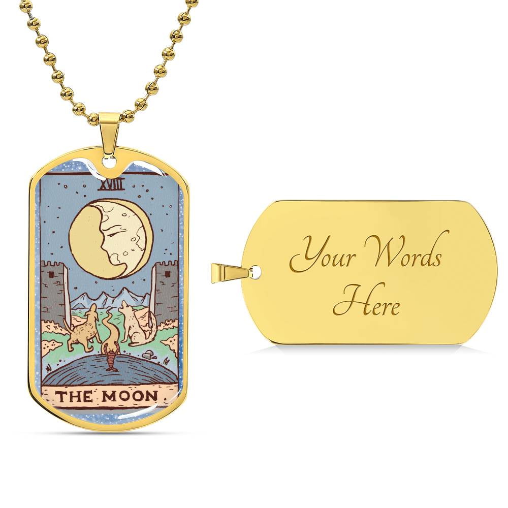 Tarot Card Necklace. Silver or Gold. For Wiccans, Astrology, Zodiac ...