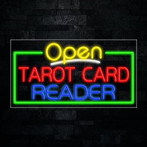 Tarot Card Reader LED Neon Sign 33"L x 18"H #35878 - Walmart.com