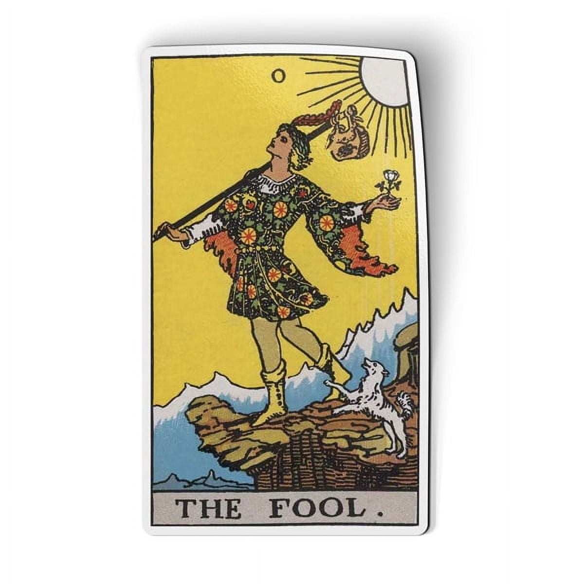 Tarot Card The Fool - 5.5" Magnet for Car Locker Refrigerator - Walmart.com