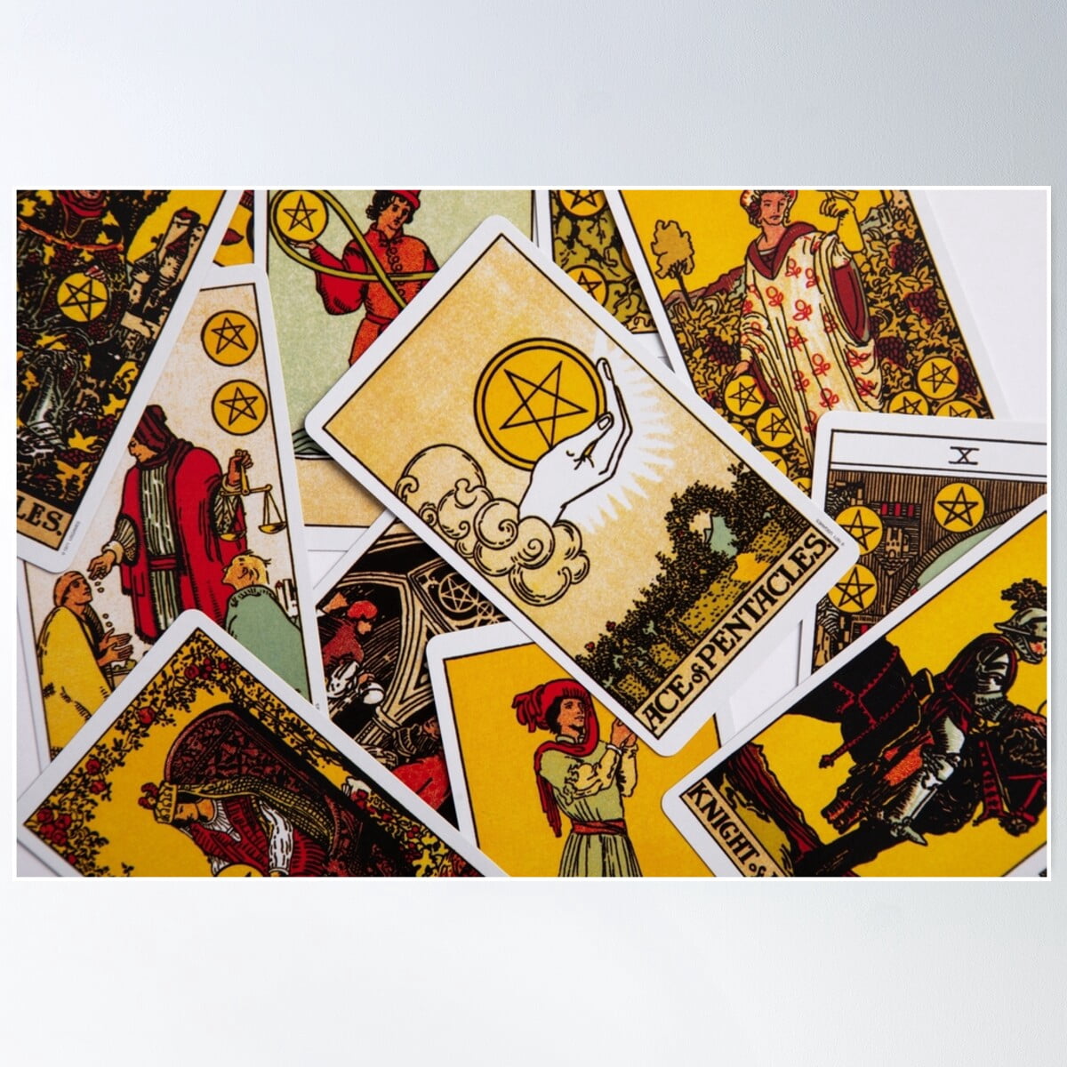 Tarot Cards Poster Wall Art, Modern Wall Decor For Living Room Bedroom ...