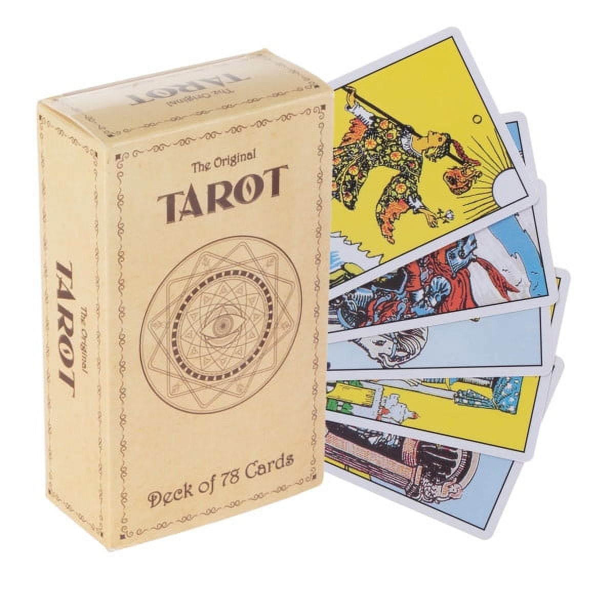 Tarot Cards with Guide Book – Classic 78-Card Oracle Deck – Set ...