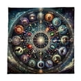 Tarot Table Cover, Reusable Spiritual Ceremony Mat with Enchanting ...