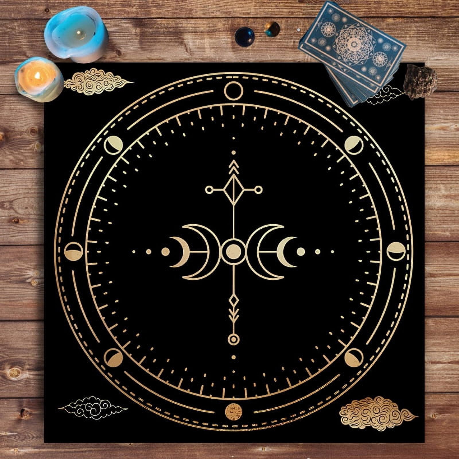 Tarot Tablecloth Board Game Decorative Cloth Have Your Power Mandala ...