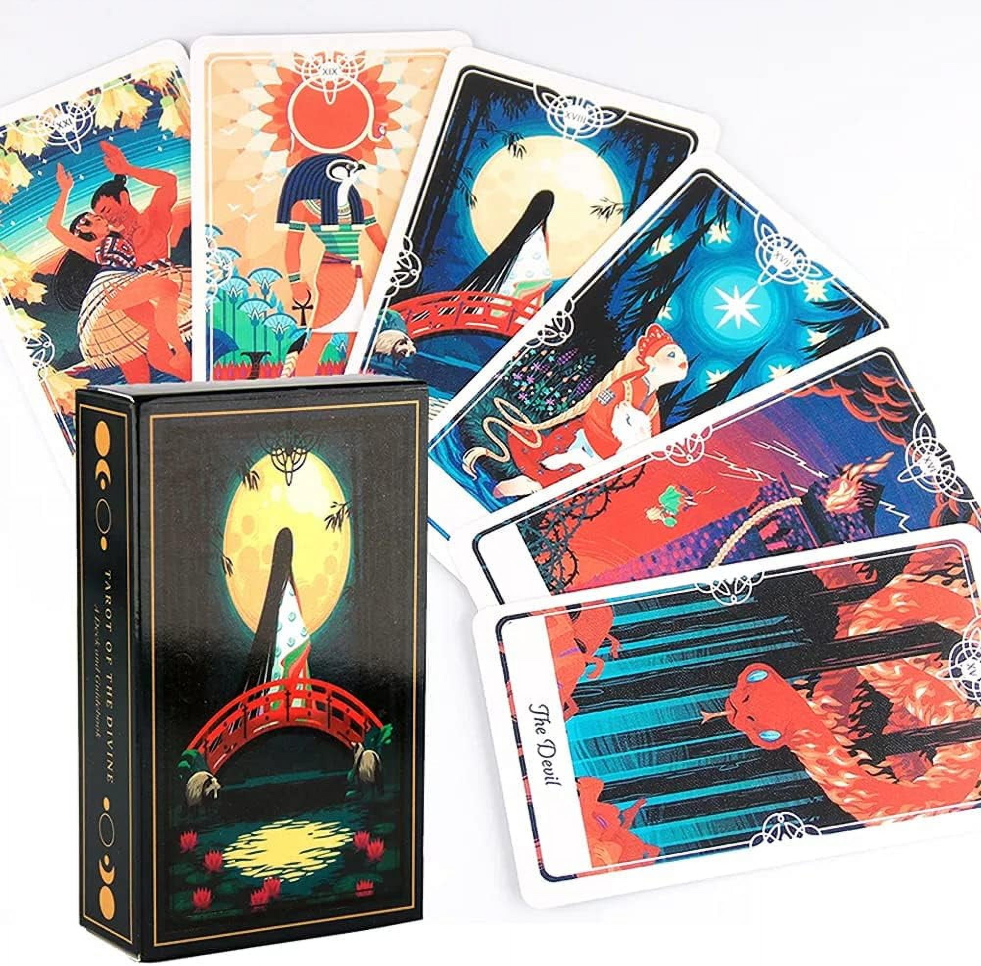 Tarot of The Divine Cards,Tarot Card,Family Game,Fortune Telling Toys ...