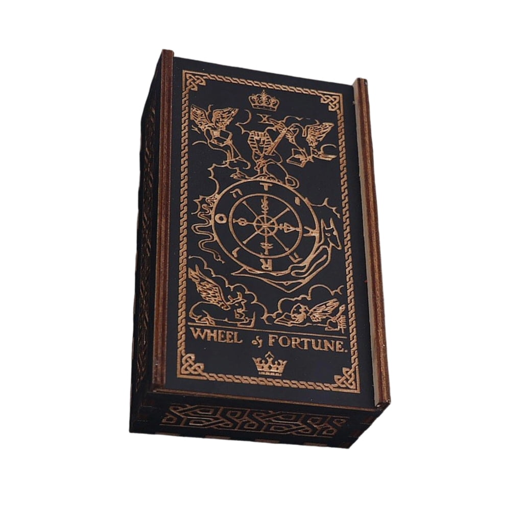 Tarots Card Box Astrology Divination Storage Case Playing Card ...