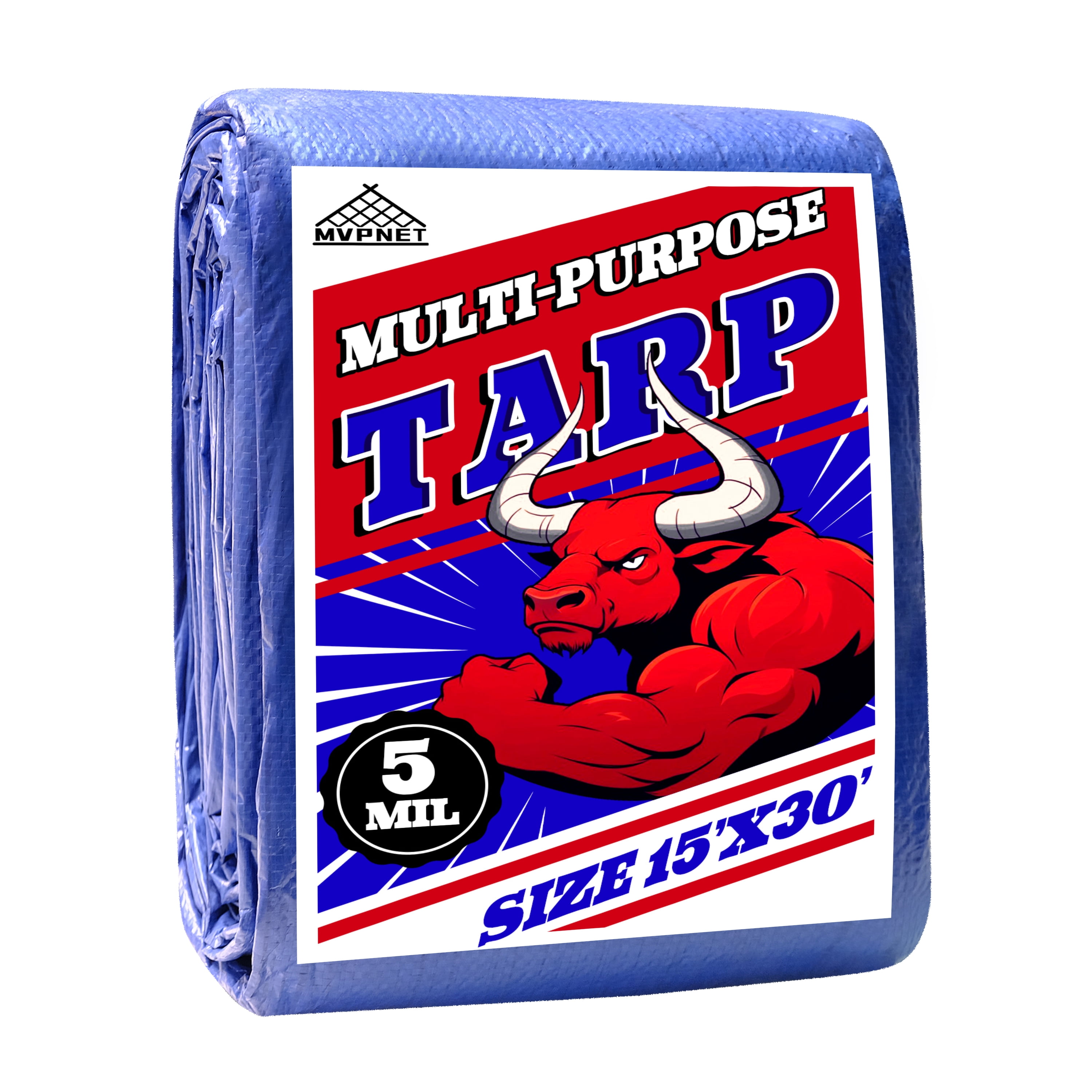 Tarp 15x30 ft 100% Waterproof Uv Resistant High Durability Multipurpose ...