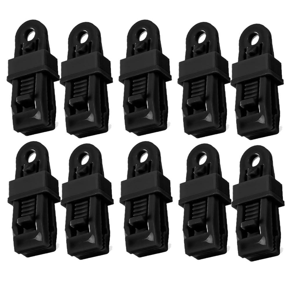 Tarp Clips Heavy Duty Lock Grip, 10 Pack Tarp Clamps Heavy Duty, Shark ...