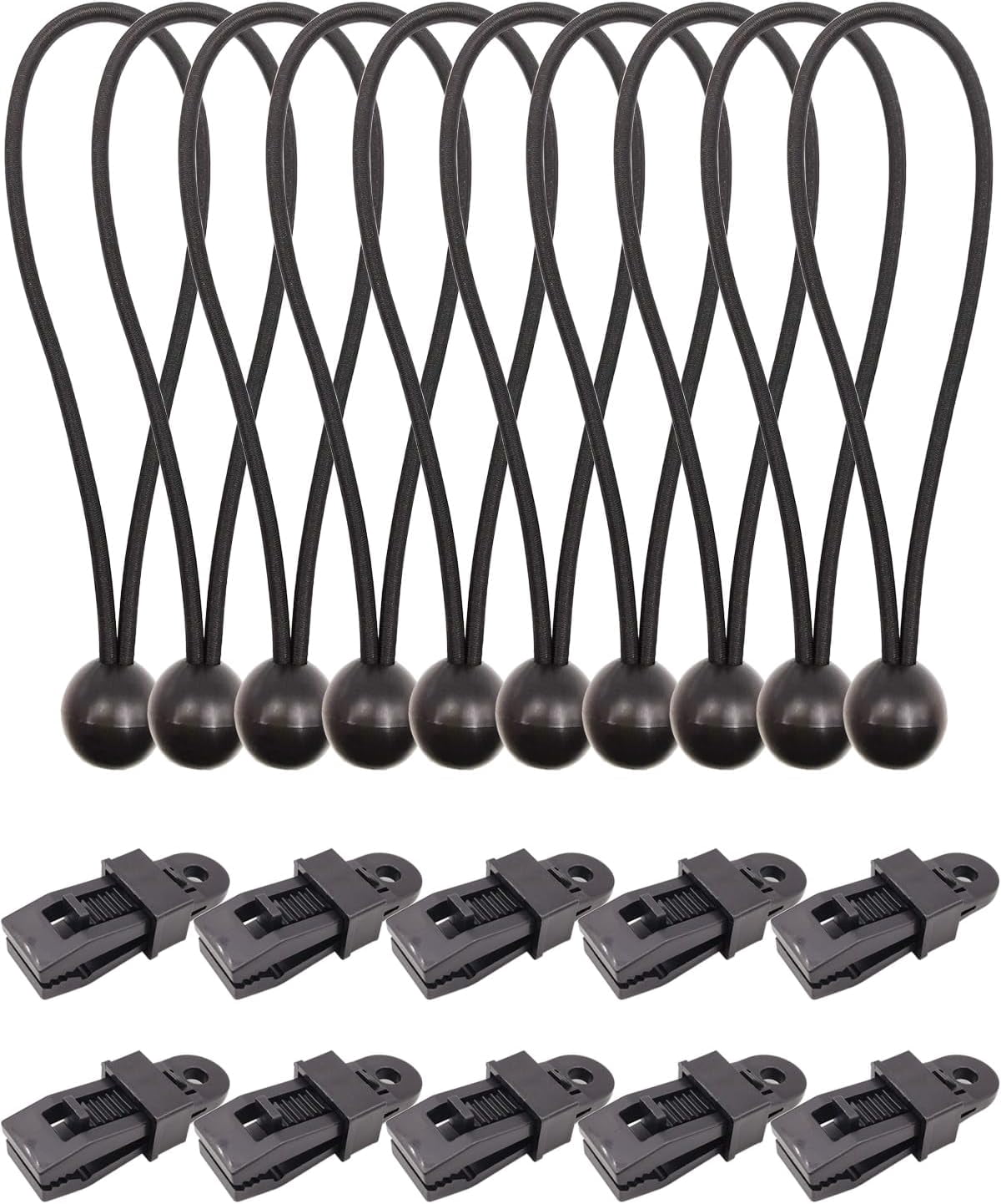 Tarp Clips Heavy Duty Lock Grip - 20 Pcs Tent Clip, Tarp Clamp, Tarp ...