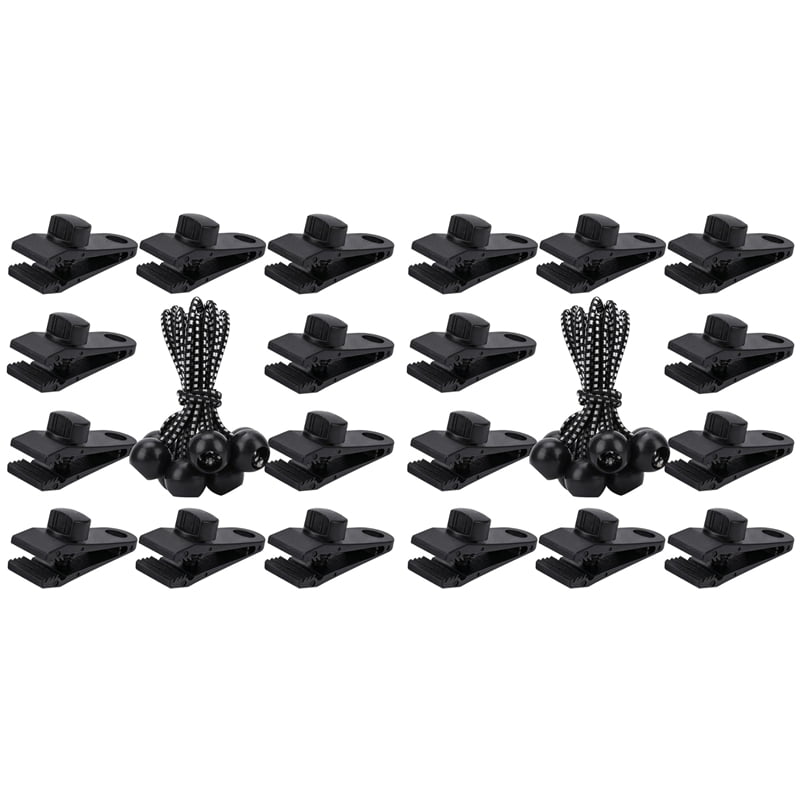 Tarp Clips Heavy Duty Lock Grip,40Pack Tarp Clamps,Shade Cloth Clips ...