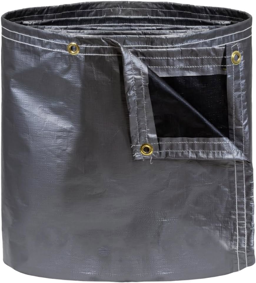 Tarp Supply Inc. 8' Diameter Round Poly Tarp Solar Pool Cover | 12 Mil ...