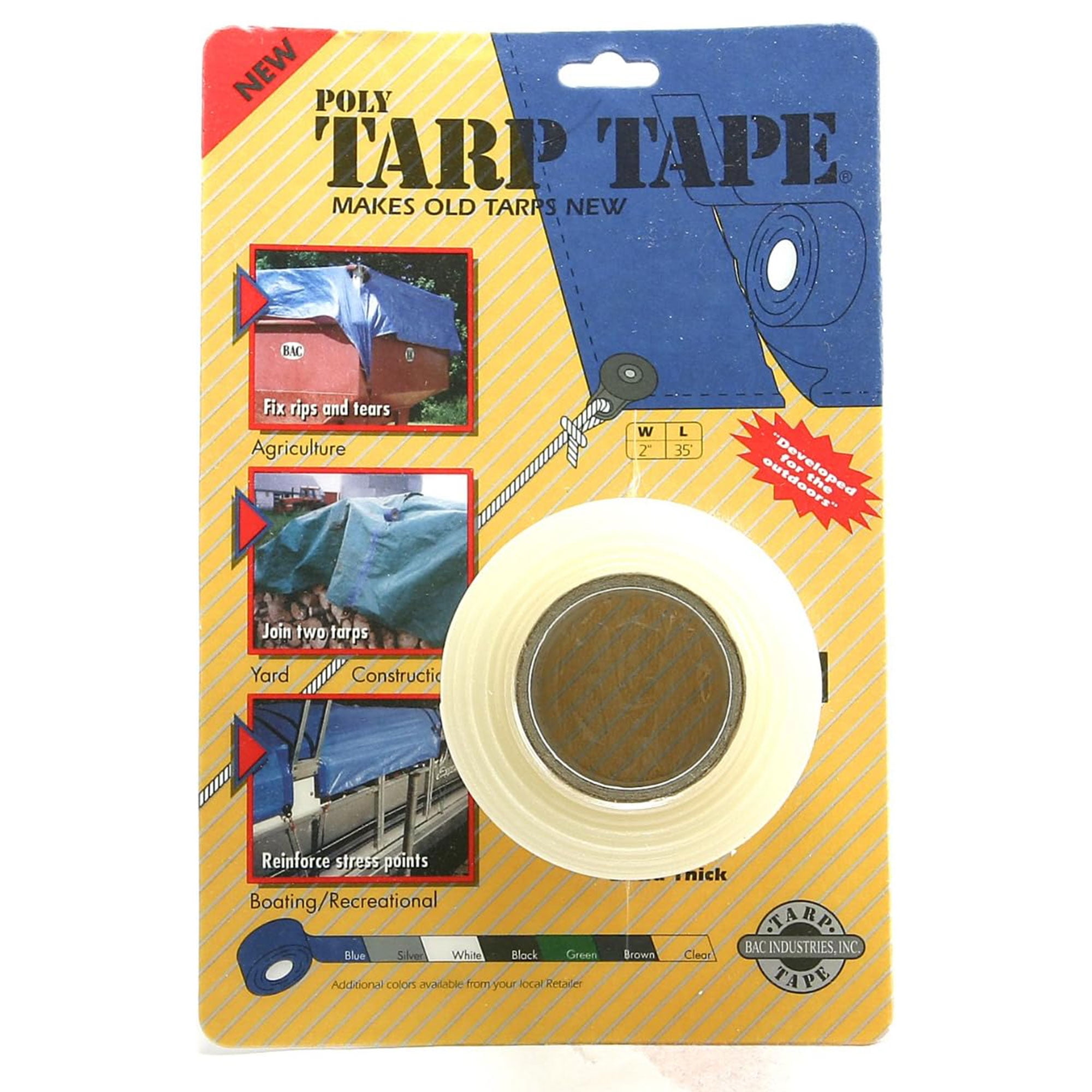 Tarp Tape 2 Inch Vinyl Tape for Agriculture, Construction, and ...