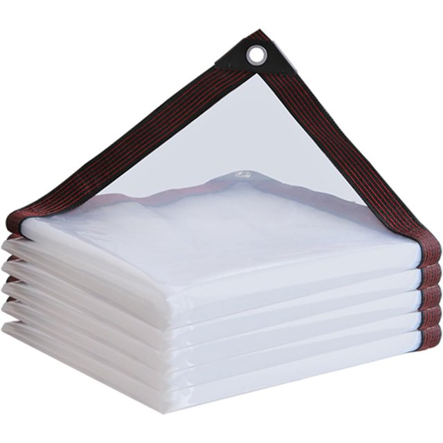 Tarp Waterproof - Clear Heavy Duty Tarps with Grommets 10x10, Large ...