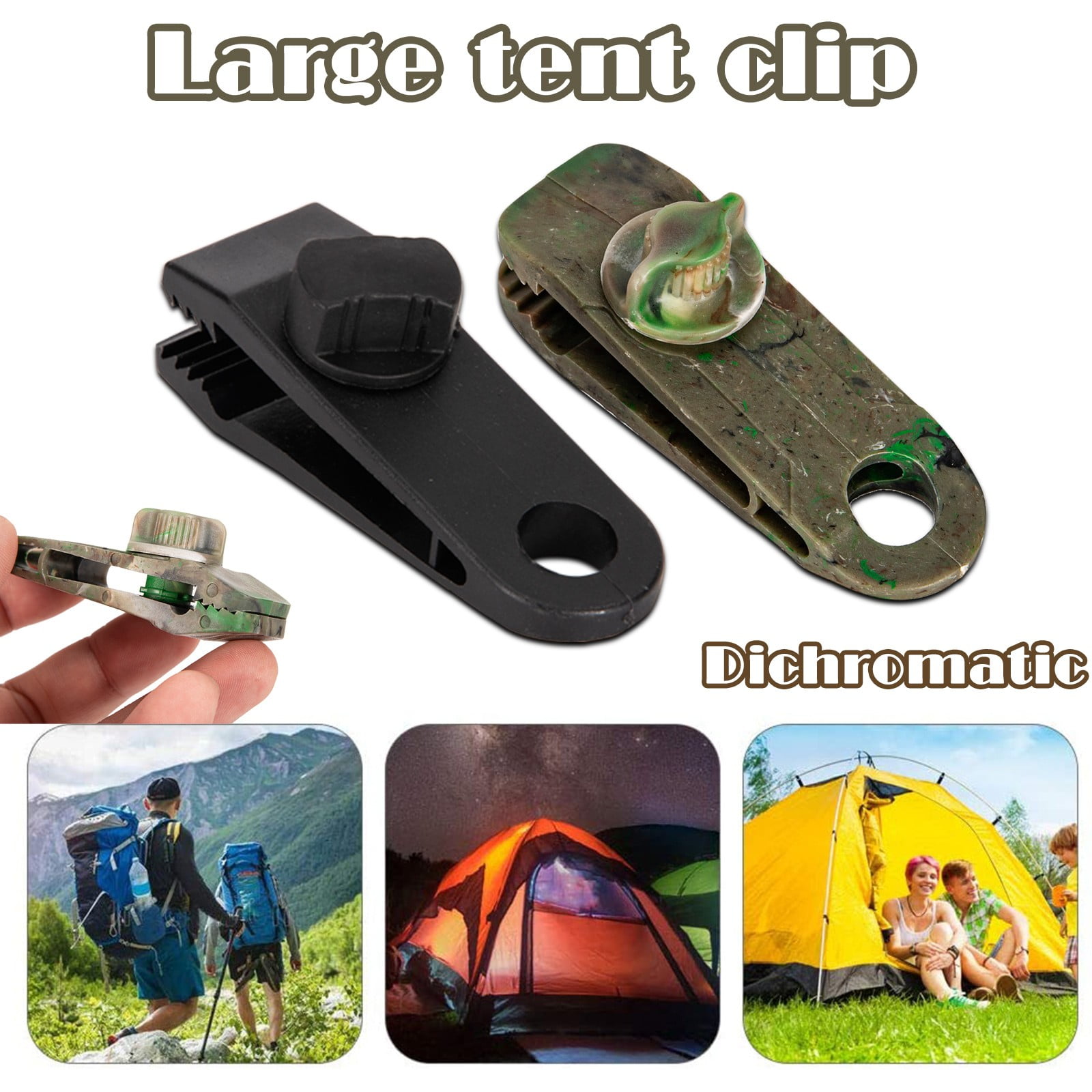 Tarpaulin Clips Awning Tent Fixing Clips, Stainless Steel, Durable ...