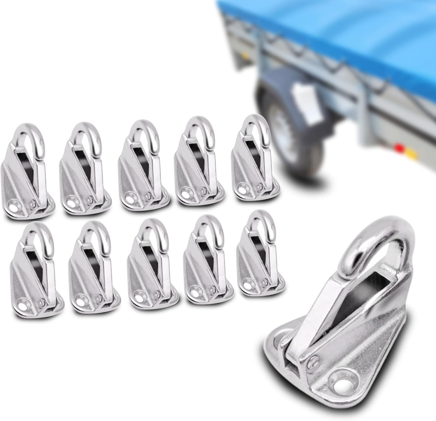 Tarpaulin Hook, Mesh Hook for Trailers, Stainless Steel is Extremely ...