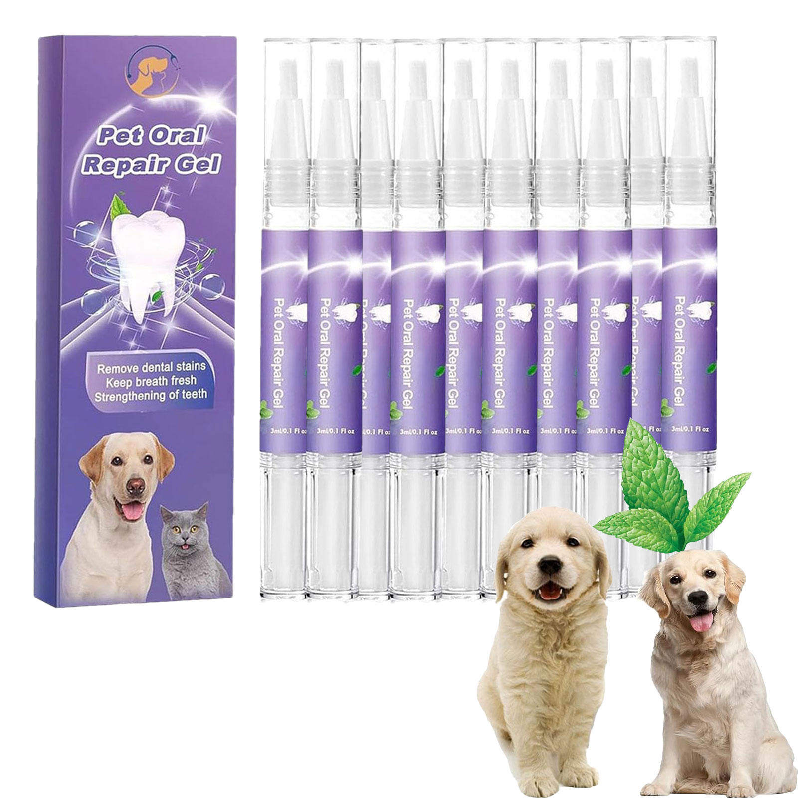 Tarpic Pet Oral, Muzzleglow Pet Oral Repair Gel, 5 Pack Repair Gel for ...