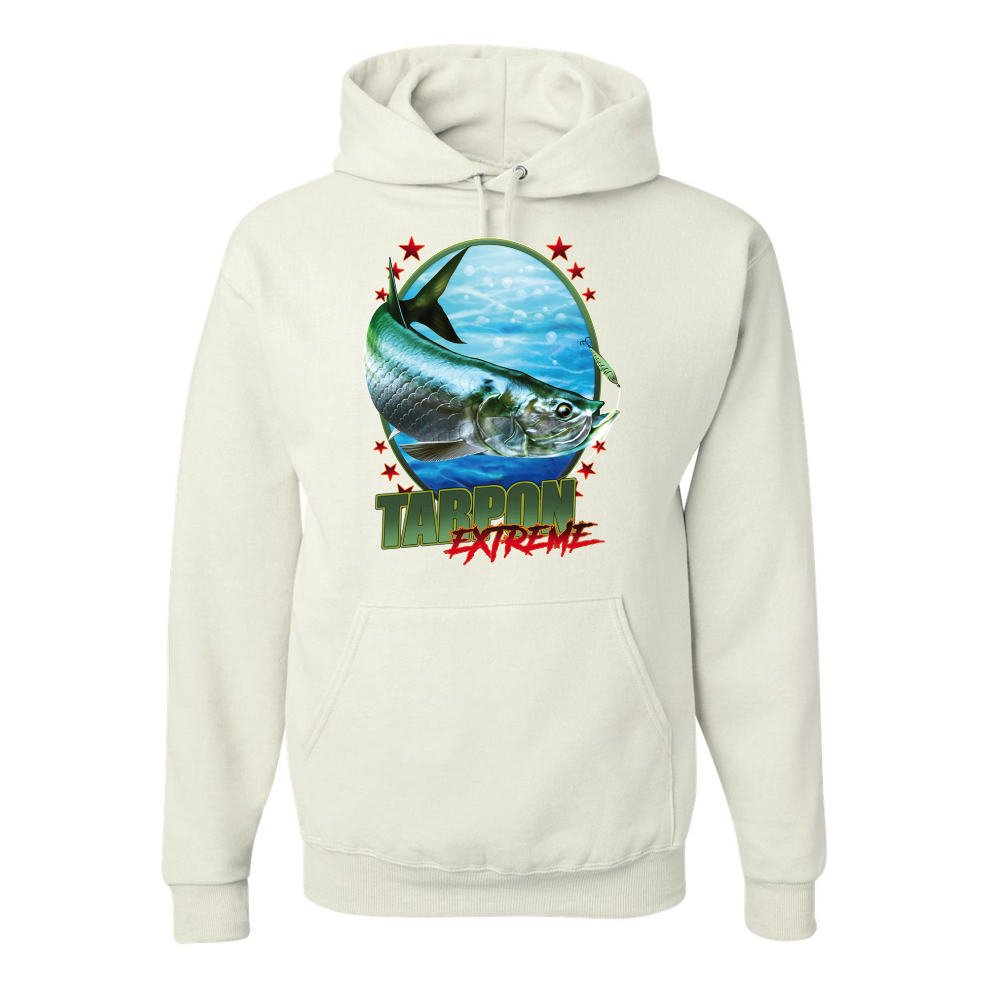 Tarpon Extreme Fish Lovers Mens Hoodies, White, Large - Walmart.com