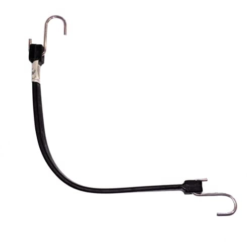 Tarps Now 10" EPDM Rubber Tarp Straps with Metal S Hooks for ...