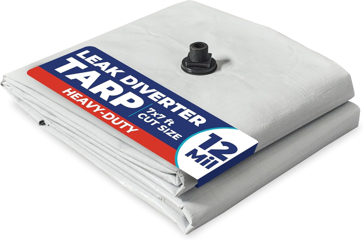 TarpsNow, Roof Leak Diverter Kit, 7'x7', Waterproof Tarp - Walmart.com