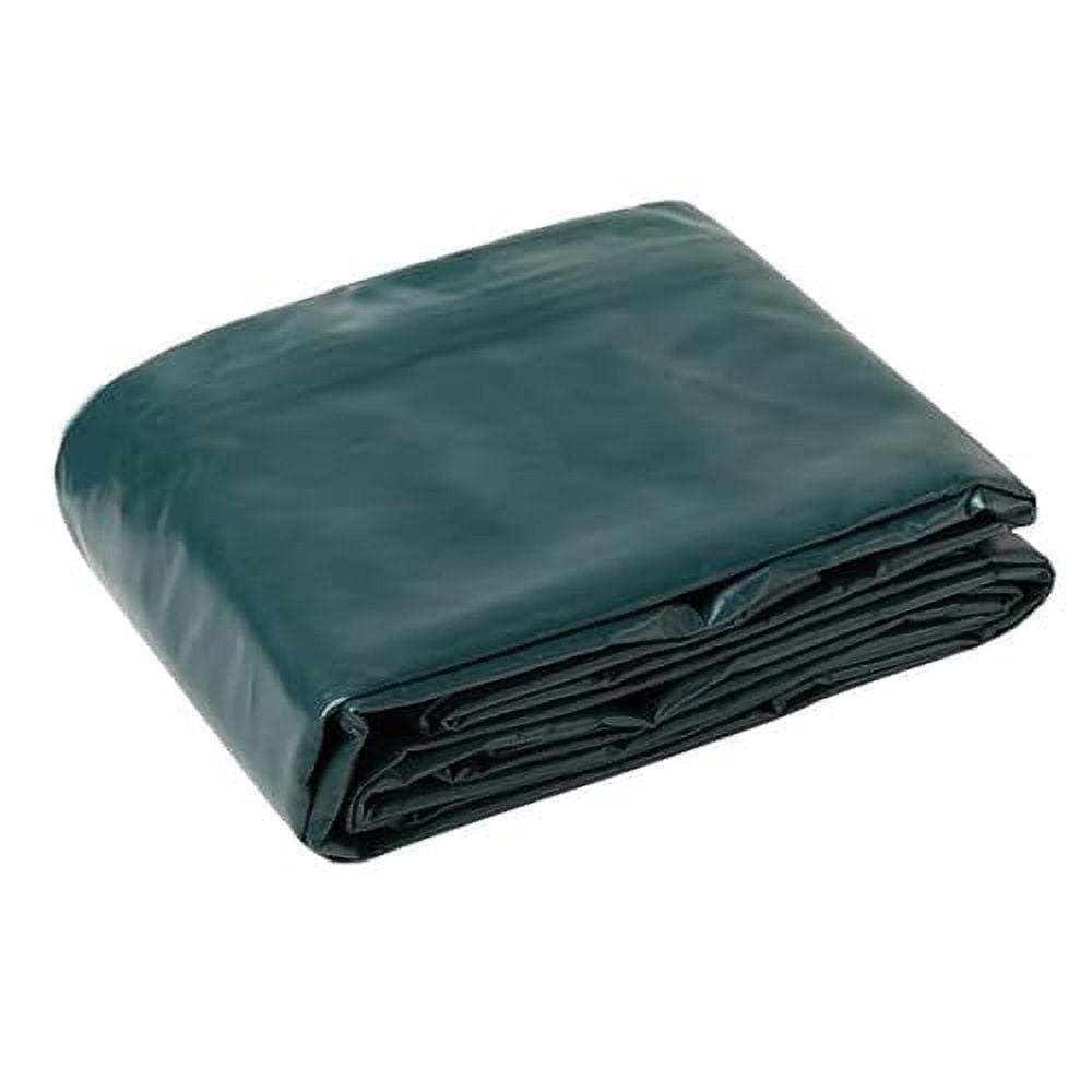 Tarps Now 20' x 20' Waterproof Vinyl Tarp, Heavy Duty, Forest Green, Puncture-Free, All-Weather ...
