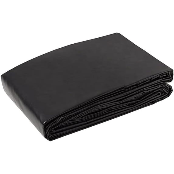 Tarps Now Weatherproof Heavy Duty Vinyl Tarp, 5'x5', Black, 100% ...