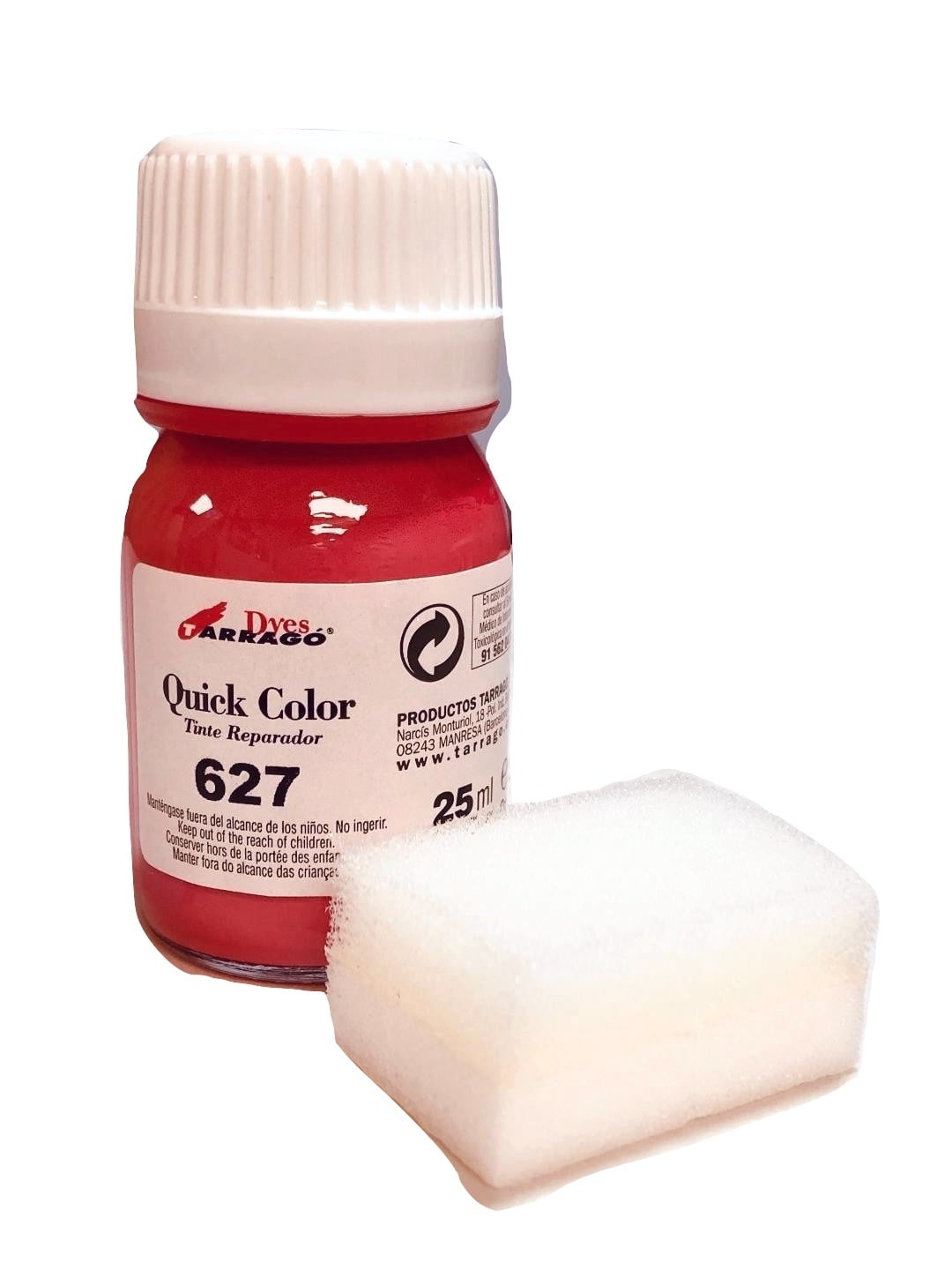 Tarrago Quick Color Repairer Dye, 25ml, #627 Carmine - Walmart.com