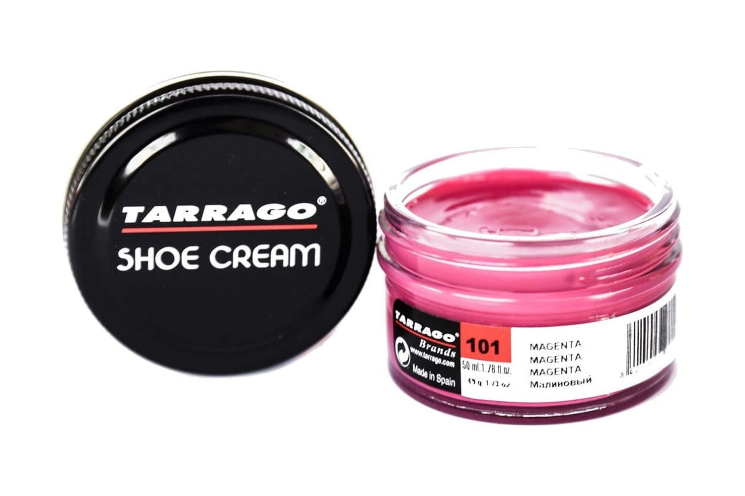 Tarrago Shoe Cream Jar 50Ml. #101 Magenta - Walmart.com