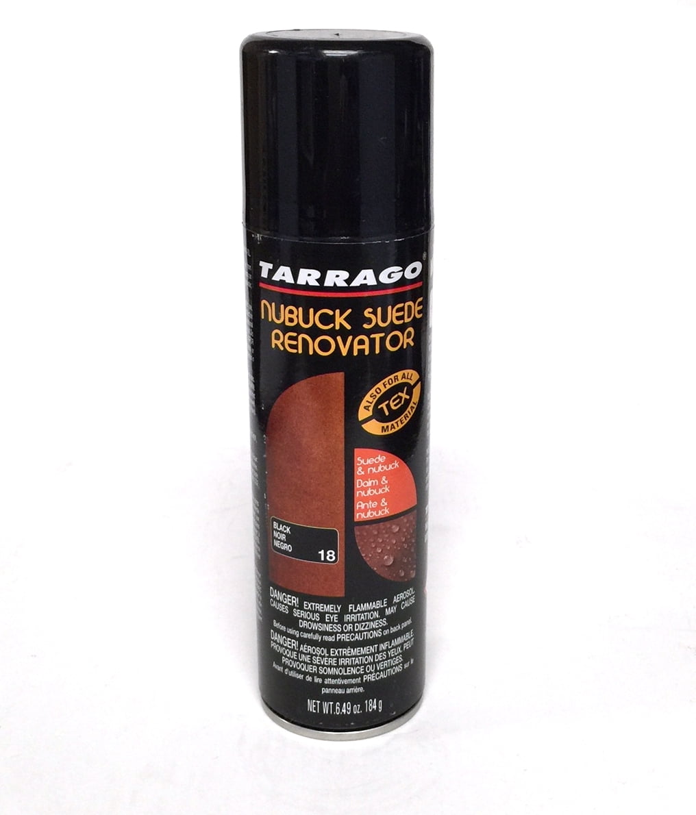 Tarrago Suede & Nubuck Renovator Spray, 250ml, #18 Black, Waterproof ...
