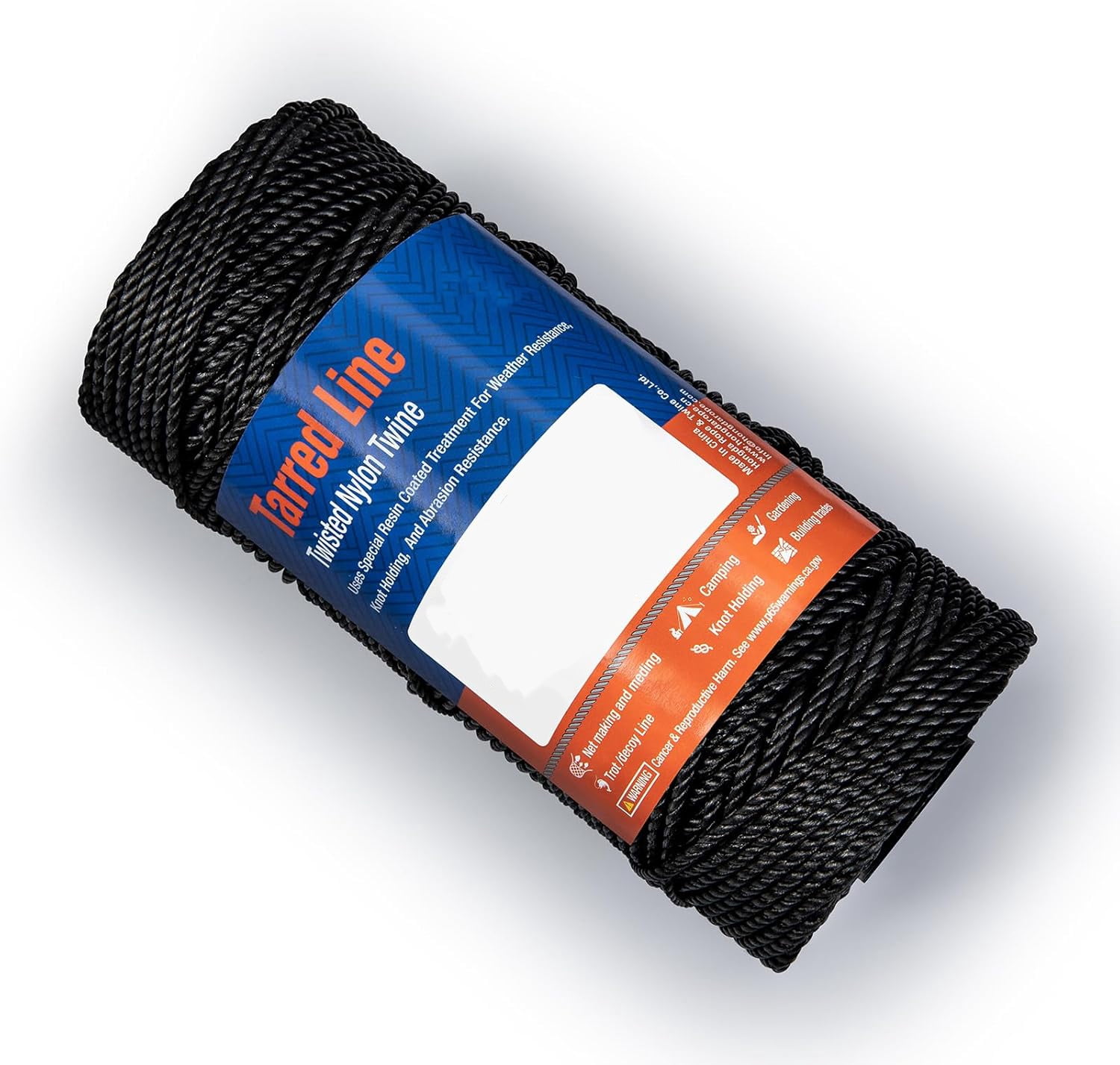 Tarred Bank Line Twine, Nylon Twine #36 Bank Line-Black Nylon String ...