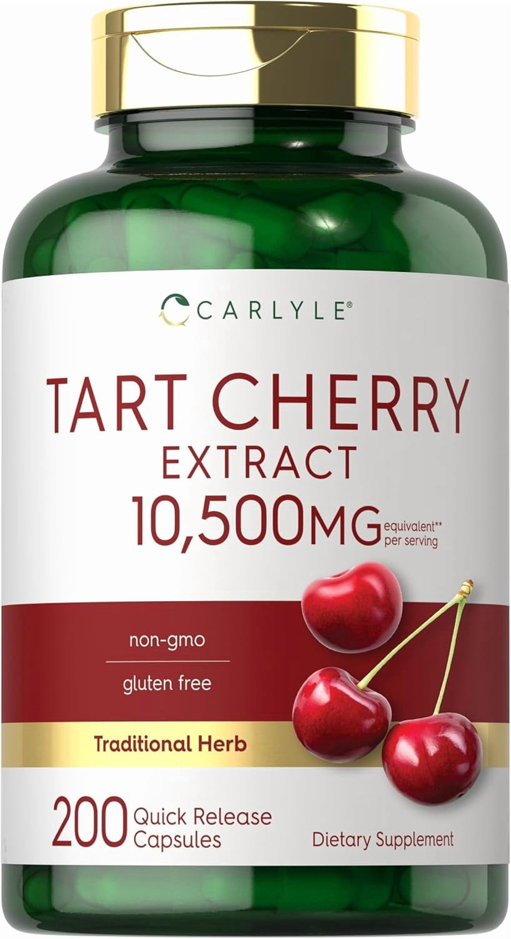 Carlyle, Tart Cherry Capsules, 10,500 mg, 200 Pills for Men and Women ...