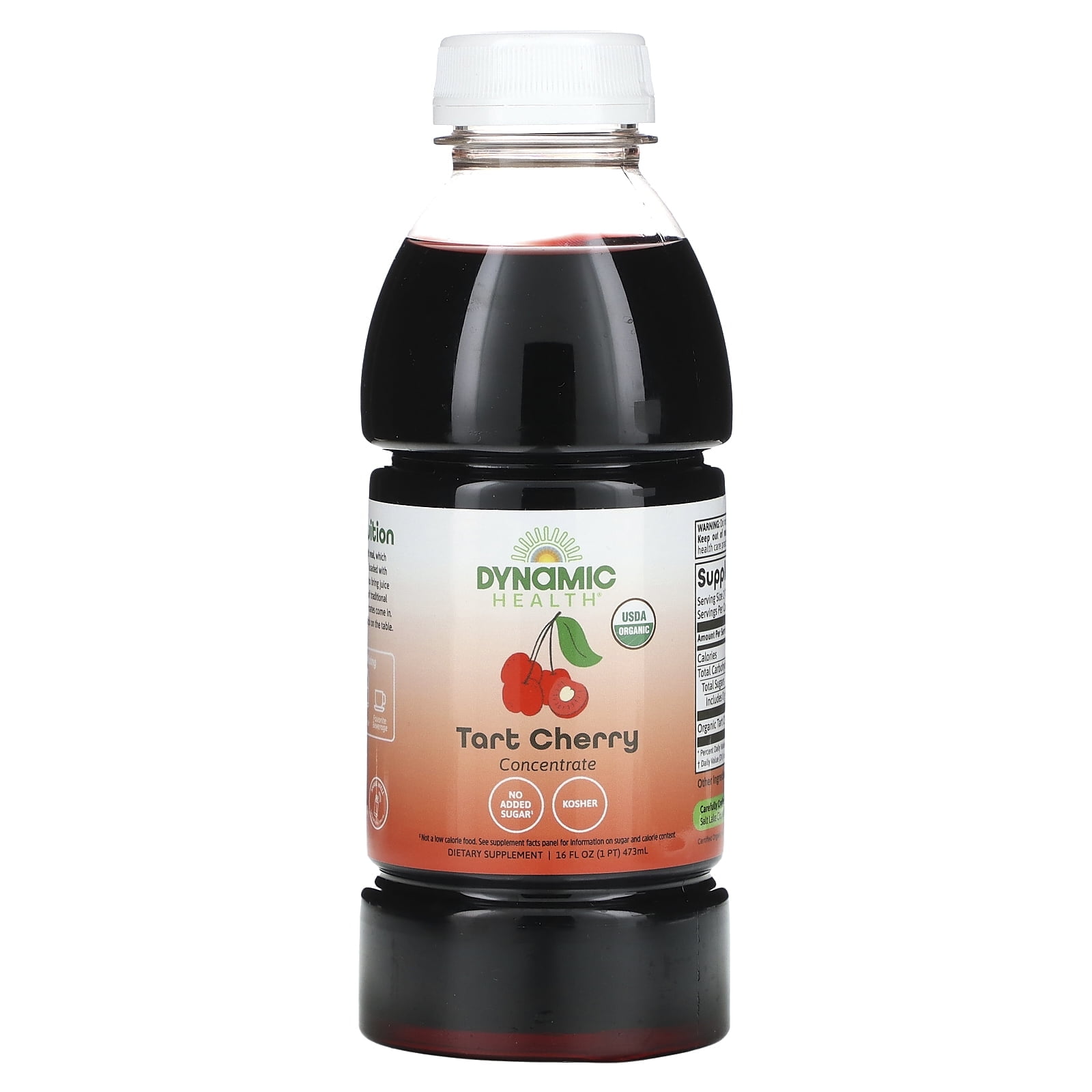 Dynamic Health Organic Tart Cherry Juice Antioxidant - 16oz Plastic ...