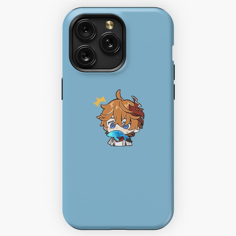 Tartaglia Childe Genshin Impact Shocked Meme iPhone Case 17 16 15 14 13 ...