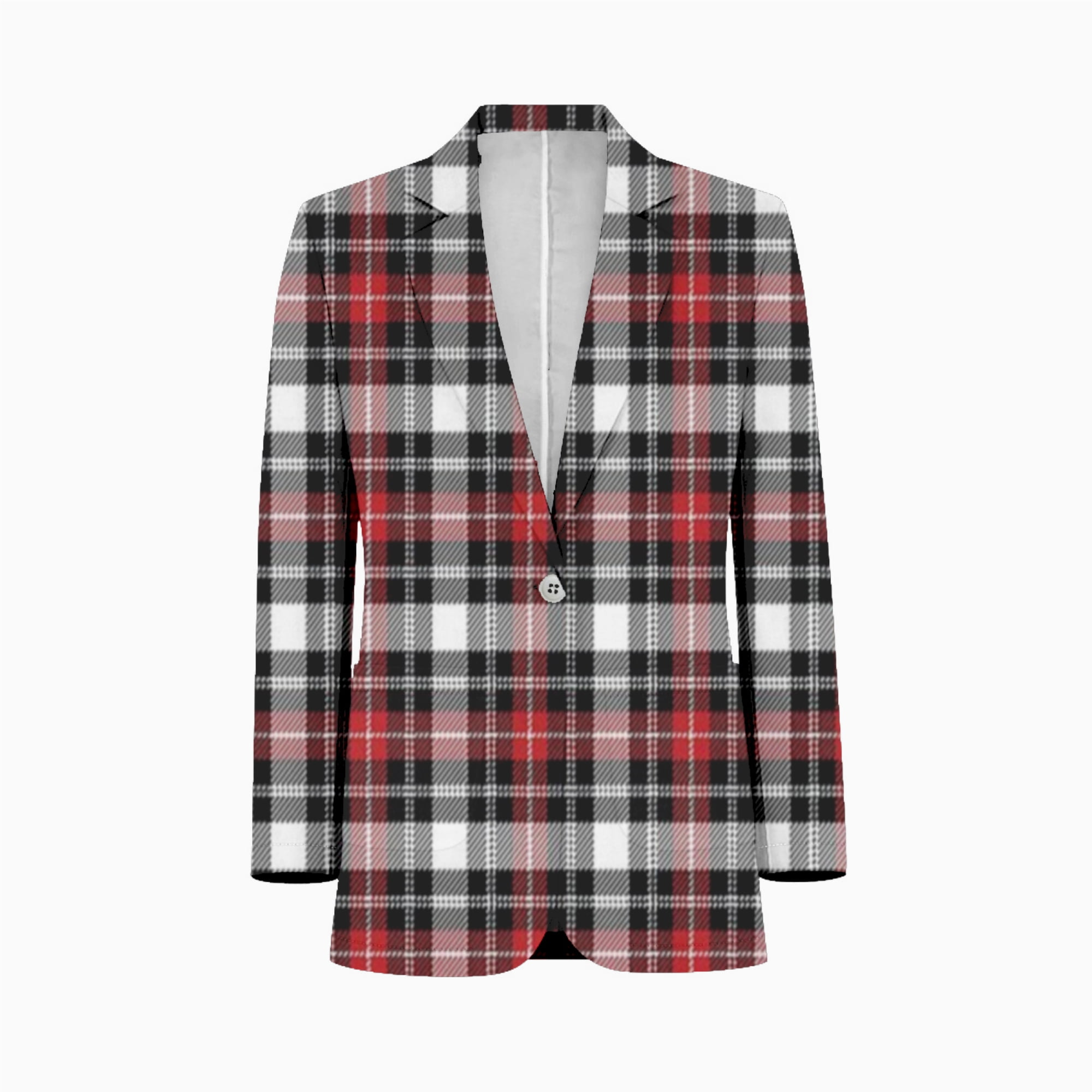 Tartan Texture Classic Customized Men's Suits full man Shawl Collar ...
