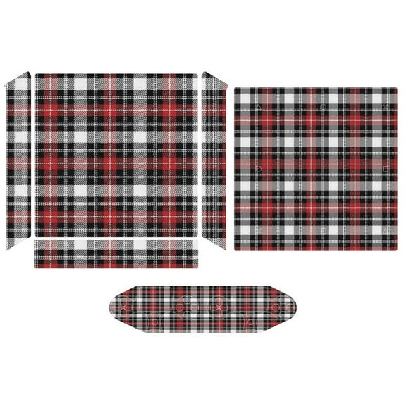 Tartan Texture Classic PS4/PS4 Pro/PS4 Slim Skin Sticker For Console ...