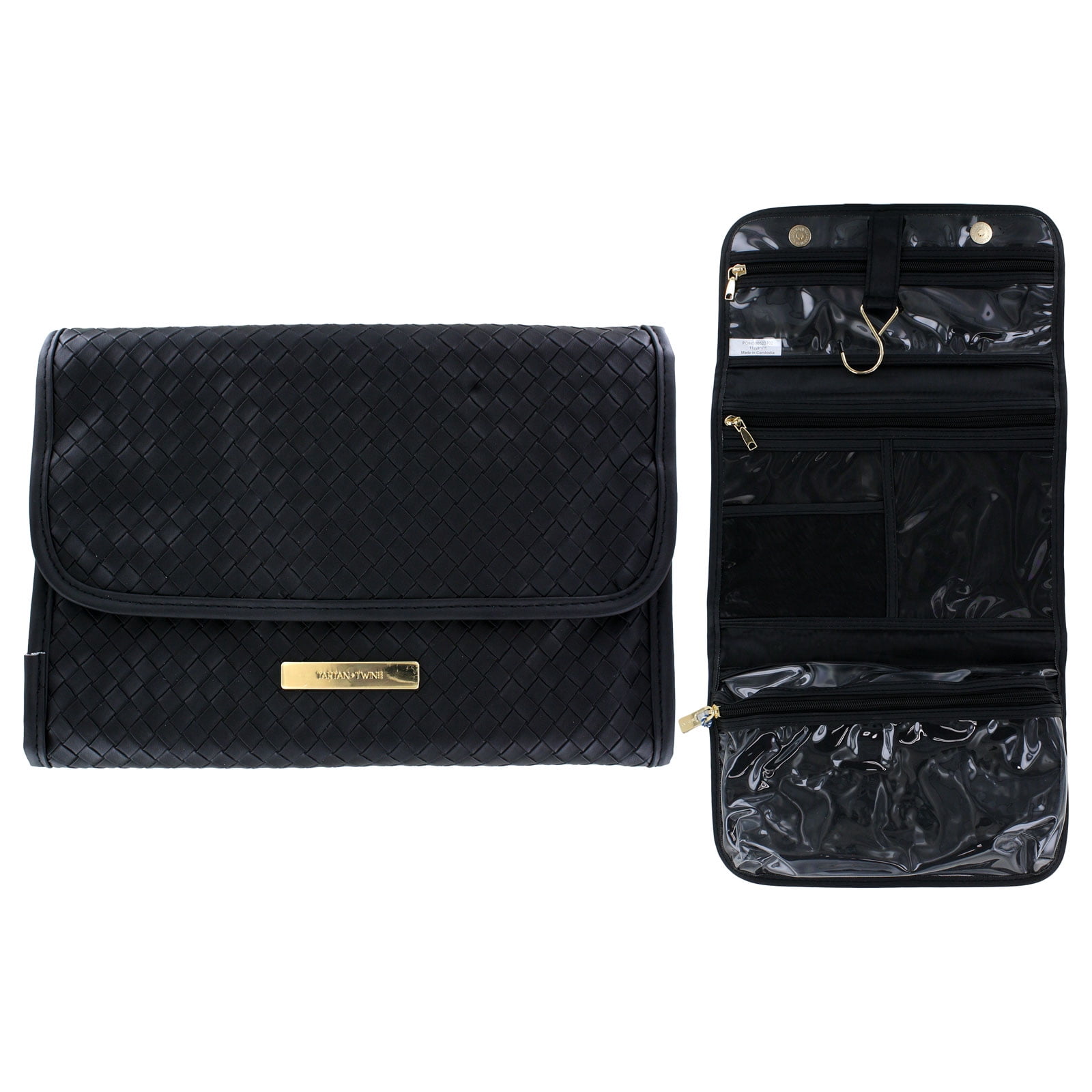 Tartan + Twine Beauty + Gym Woven Black Hanging Valet, 1-Piece ...