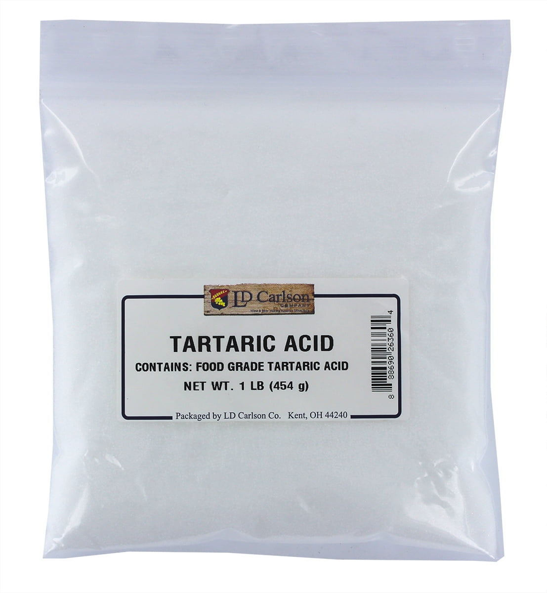 LD Carlson, Tartaric Acid, 1lb, Food-grade for Wine Making - Walmart.com